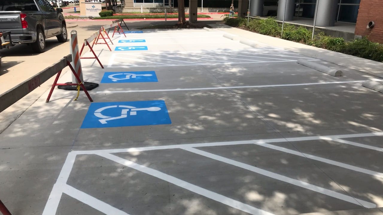 Parking Lot Signs, Striping, and More - MT & Sons Construction LLC